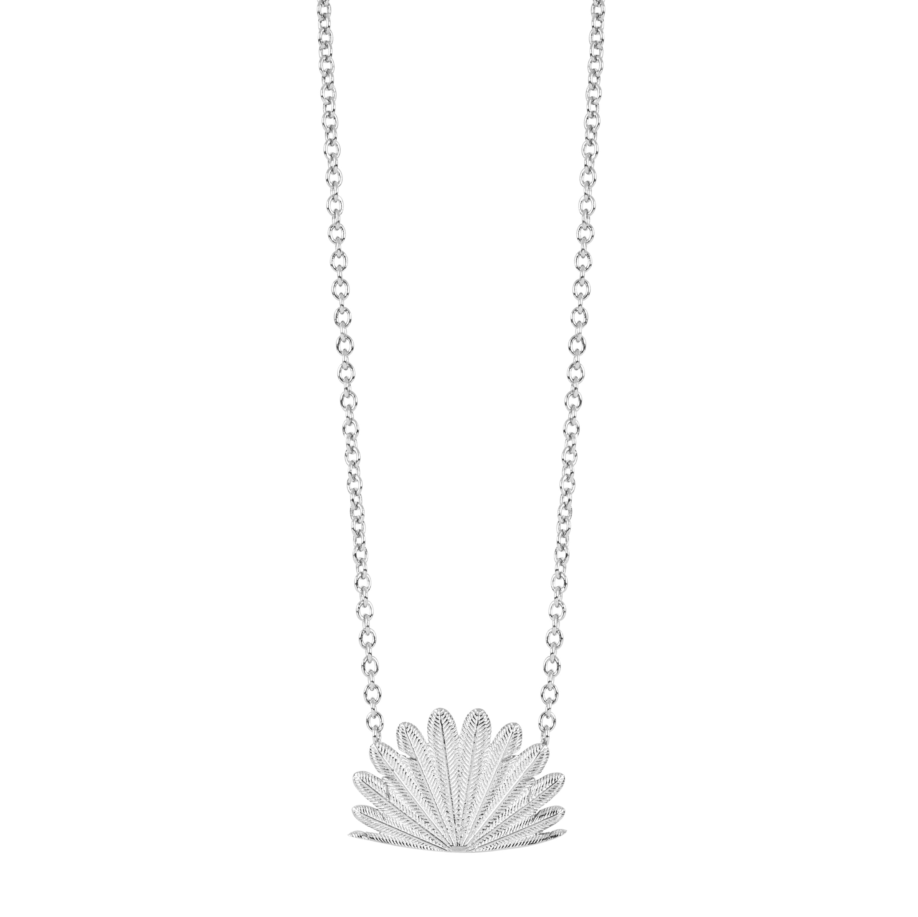 Boh Runga Boh Runga Fan Tail Sunrise Necklace Silver | Precious Metals
