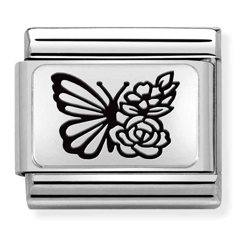 Nomination Nomination | Butterfly Flowers in Silver | Precious Metals