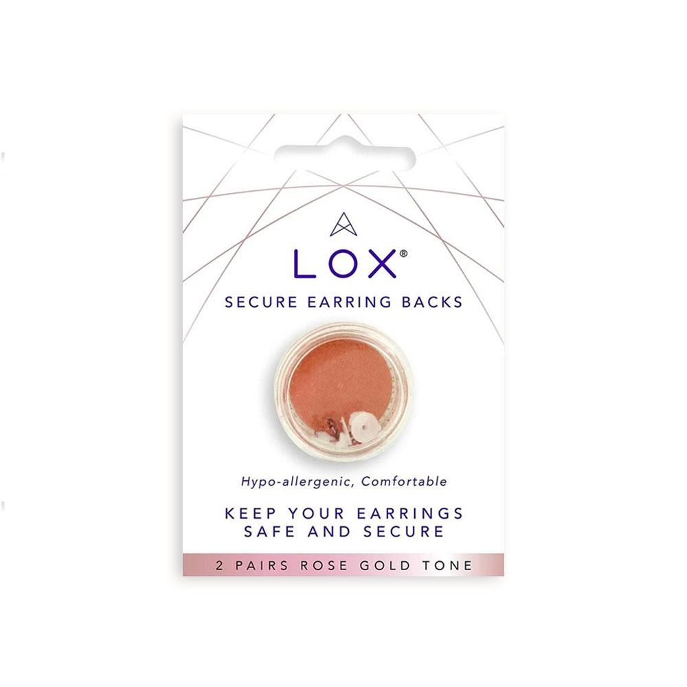 LOX Lox Secure Earring Backs - Rose Tone | Precious Metals